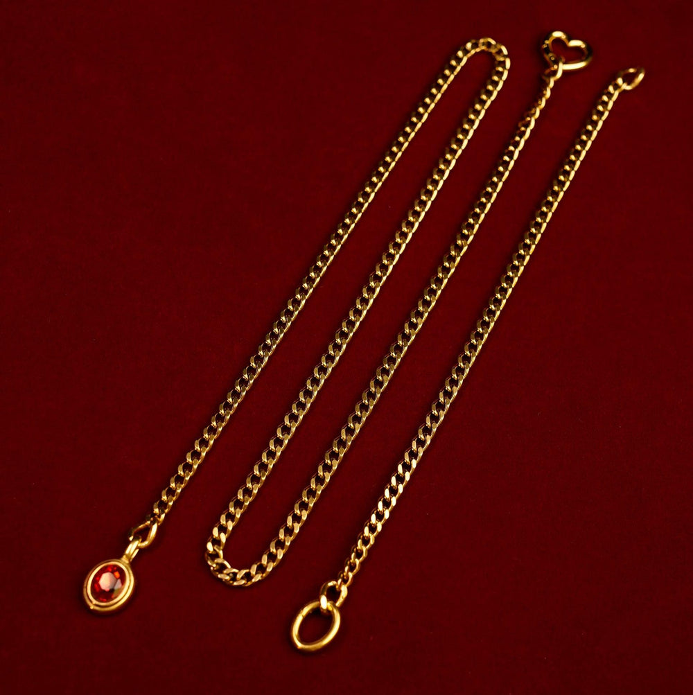 Maid’s Hidden Fantasy Choker — Velvet Roleplay Chain Necklace/VelourBliss